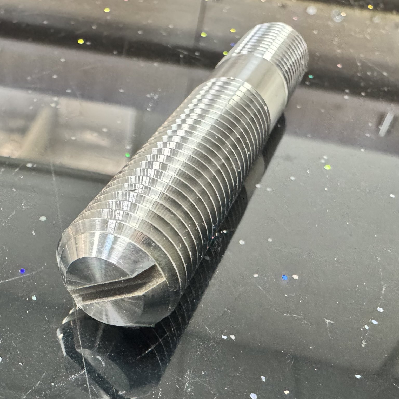 CNC machined steel bolts, stud bolts with slots - WESTSING ...